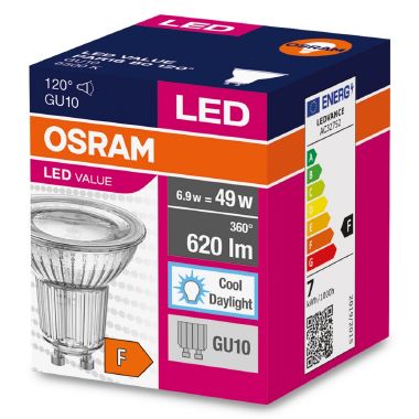 Ledvance - VP1680865120G8 - Led Value Par16 6.9W 865 Gu10 | Spesa Elettrica